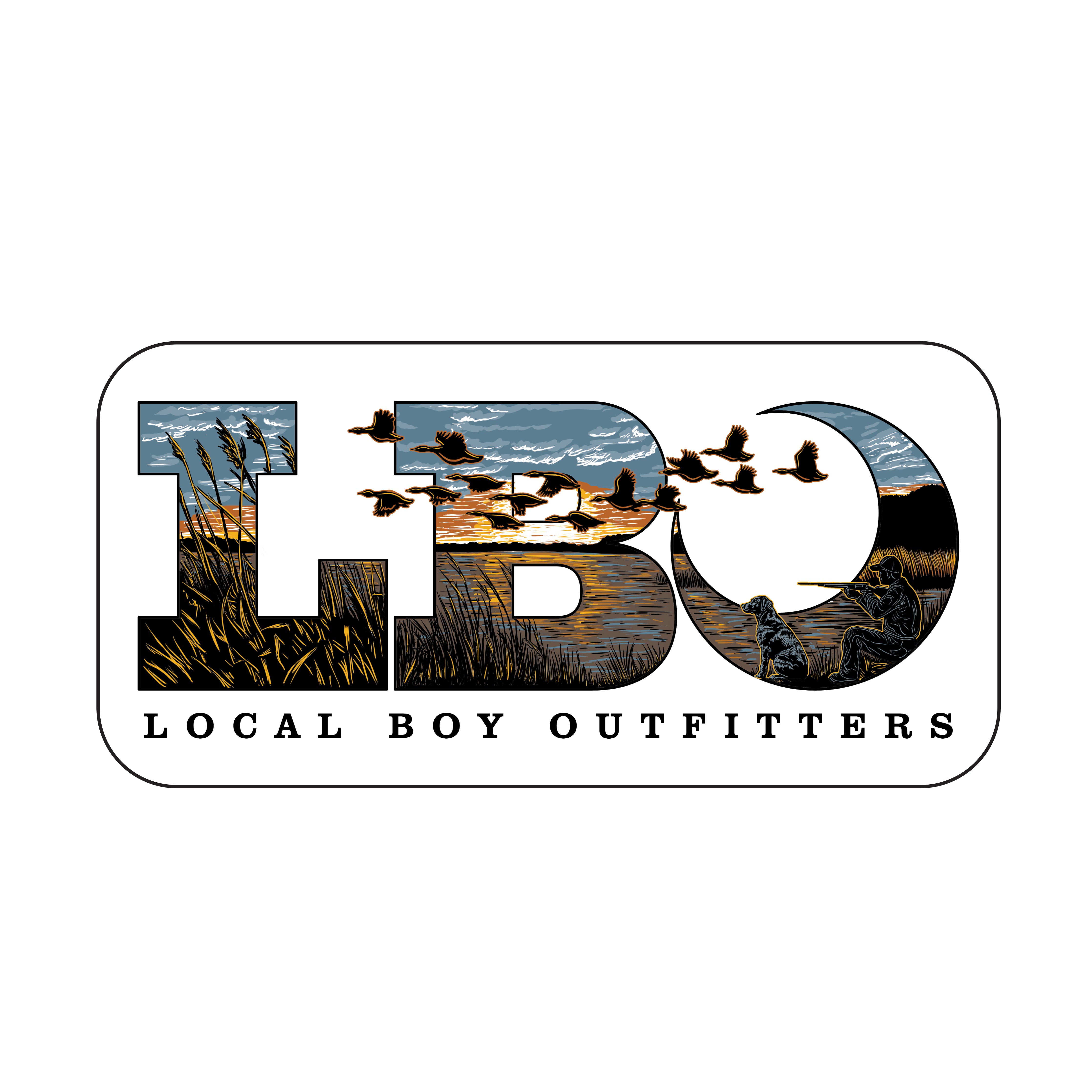 LBO Marsh Scene Decal – Local Boy Outfitters