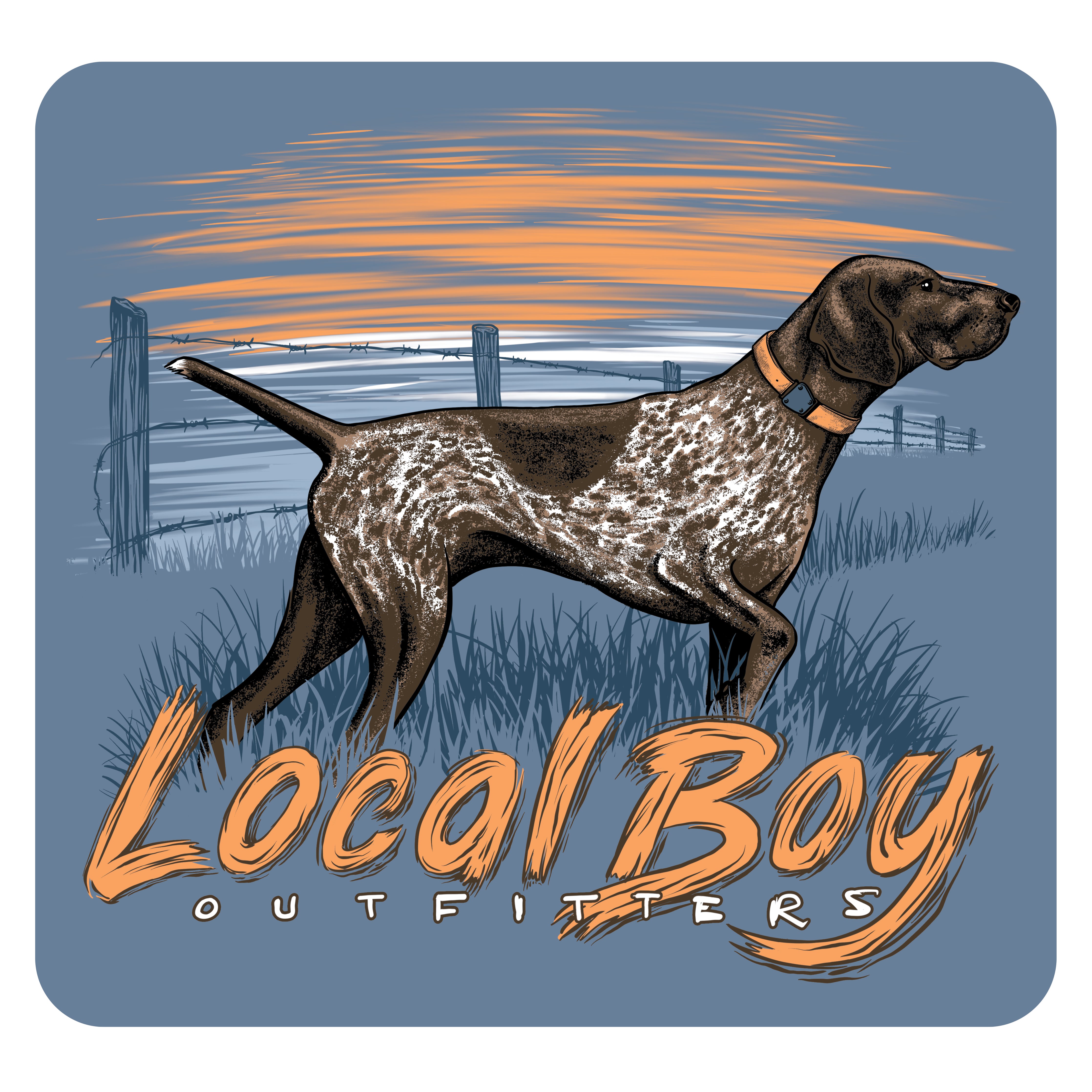 GSP Sunset Decal – Local Boy Outfitters