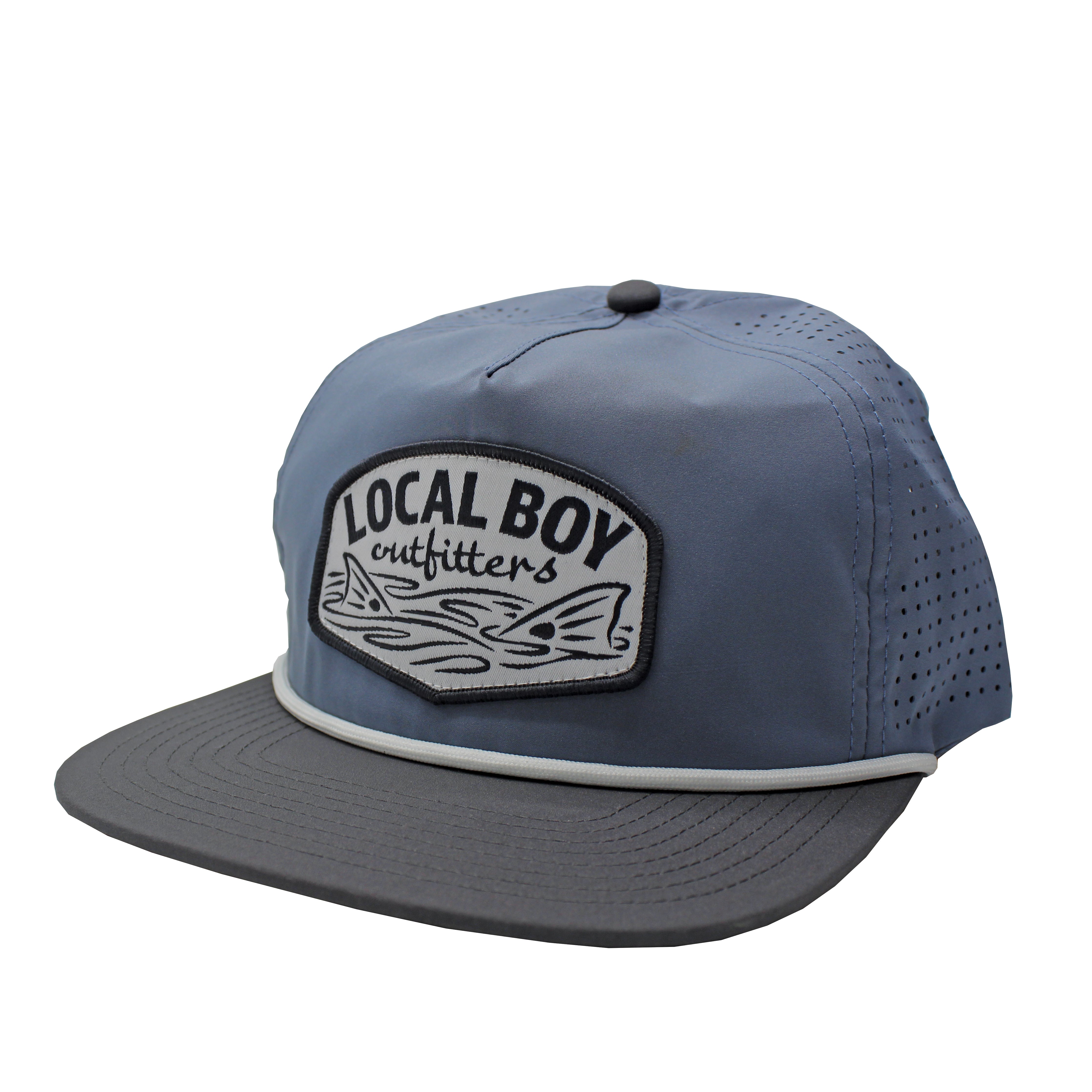 Fish Tails Perforated Flat Brim Hat – Local Boy Outfitters