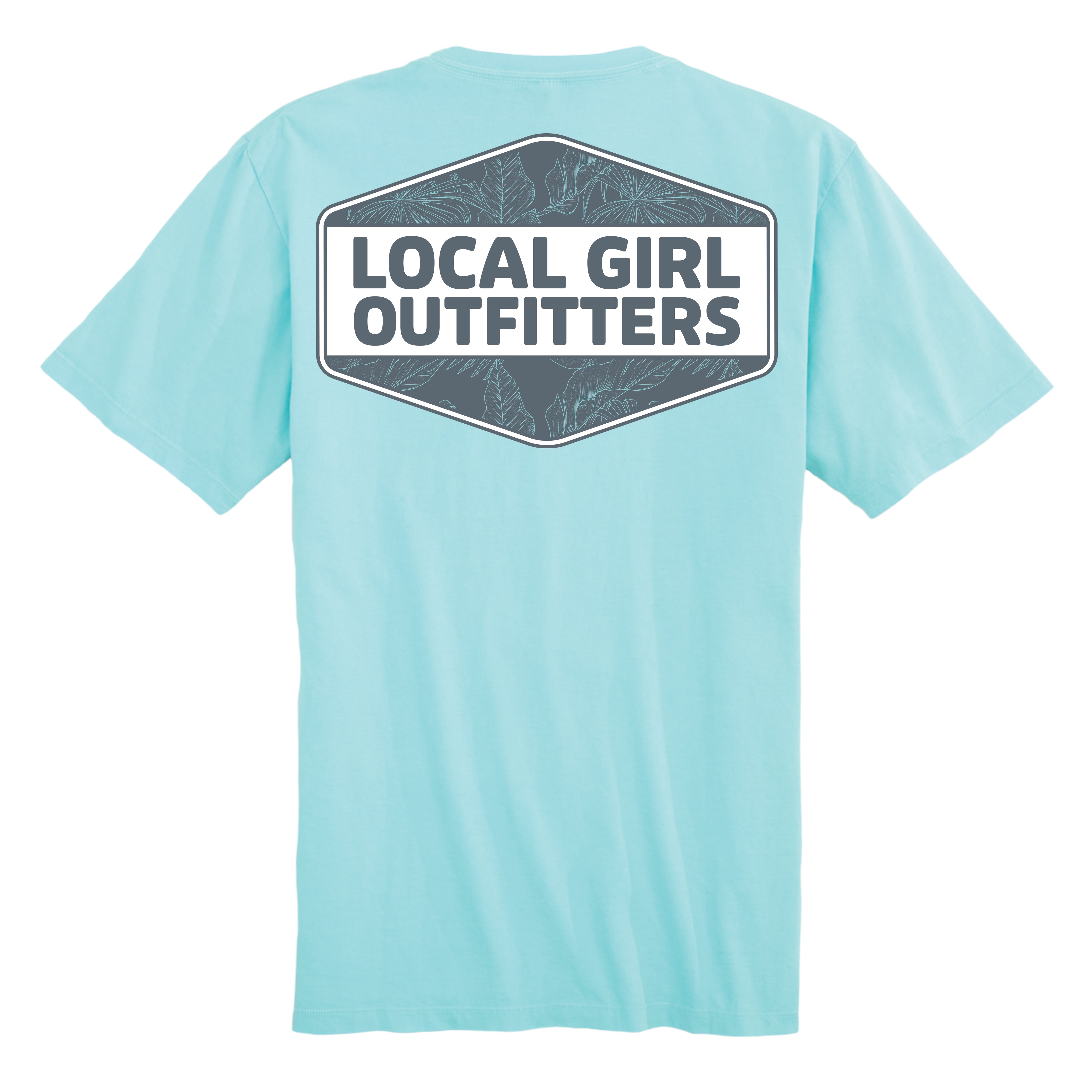 LG Blue Tropics Diamond Crest SS Tee – Local Boy Outfitters