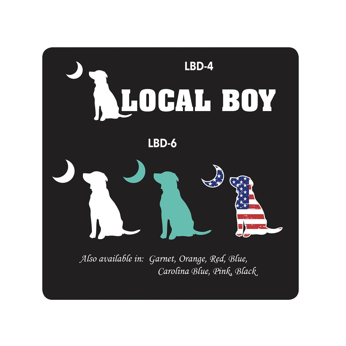 LOCAL BOY DOG DECAL – Local Boy Outfitters